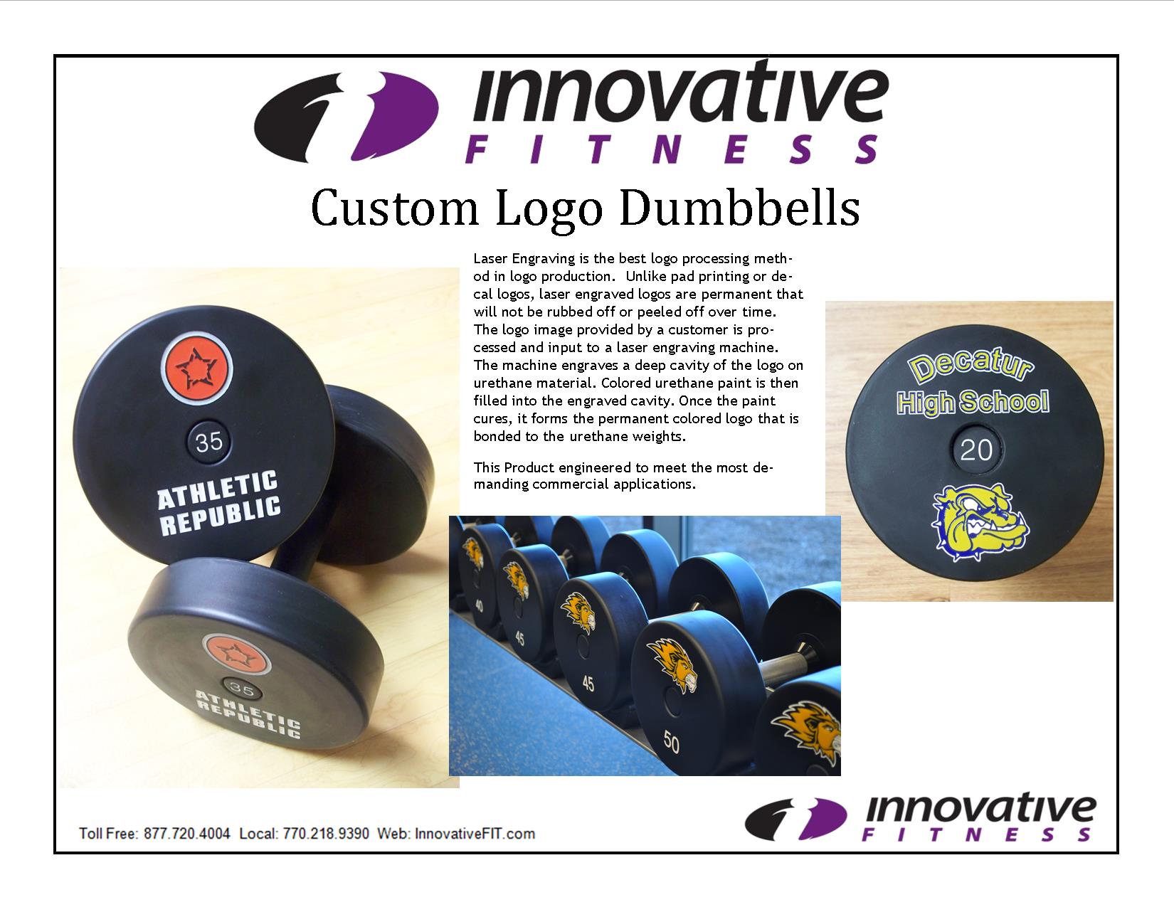 Custom Logo Dumbbells – Innovative Fitness